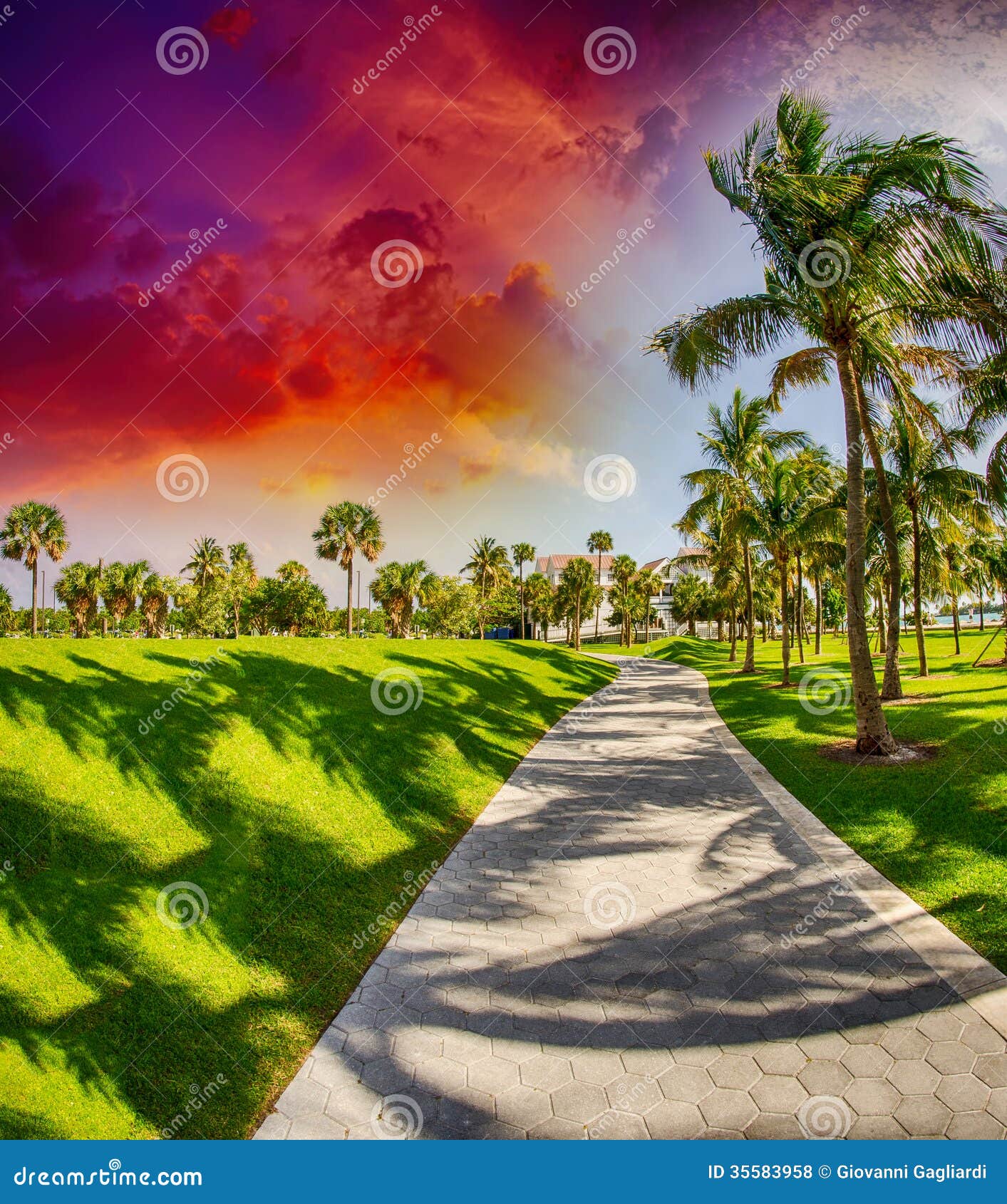 Walkway Inside a Beautiful Park Stock Photo - Image of trail, pathway ... Walkway Inside a Beautiful Park Stock Photo - Image of trail, pathway ...