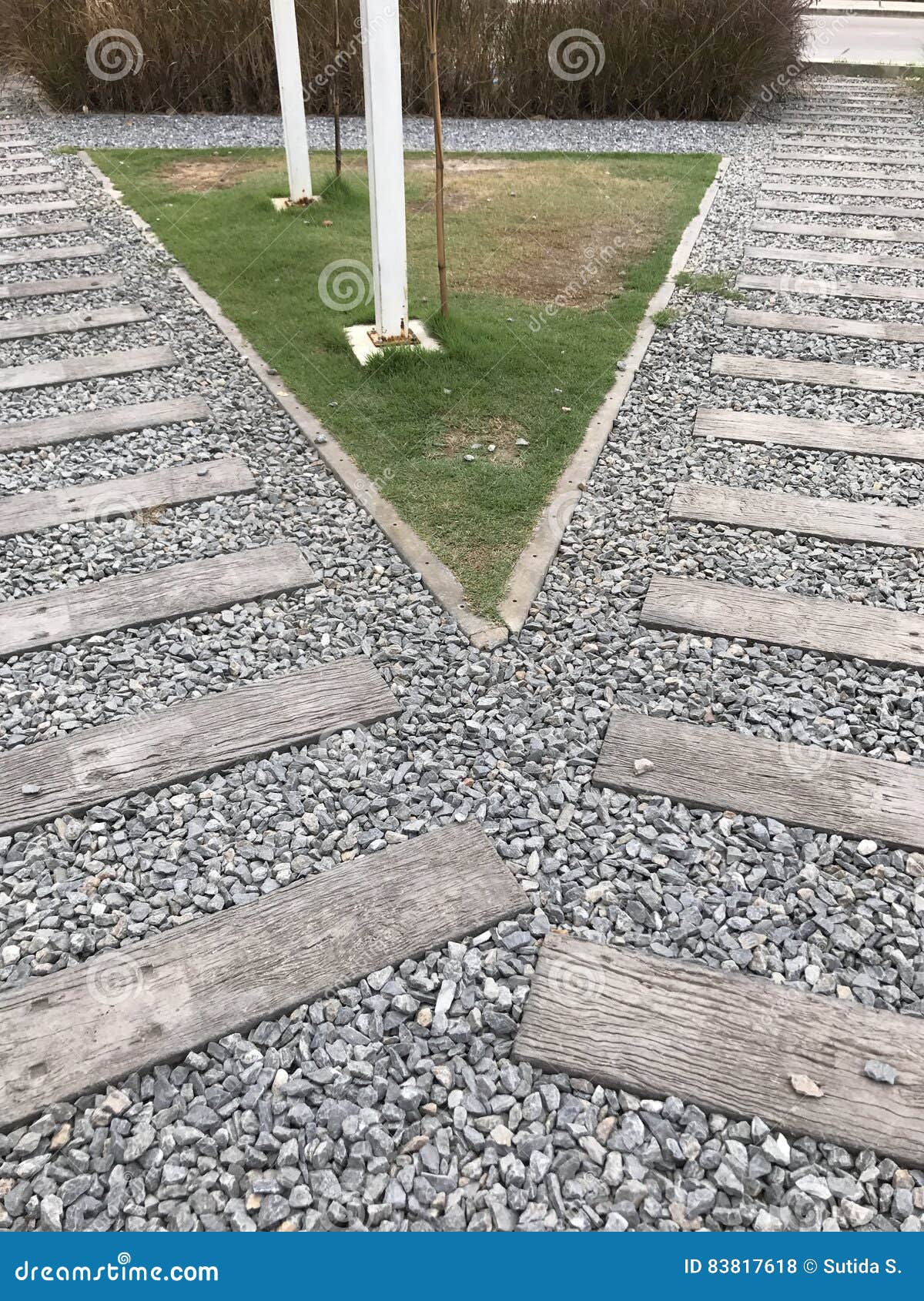 Walkway stock photo. Image of junction, right, choose - 83817618