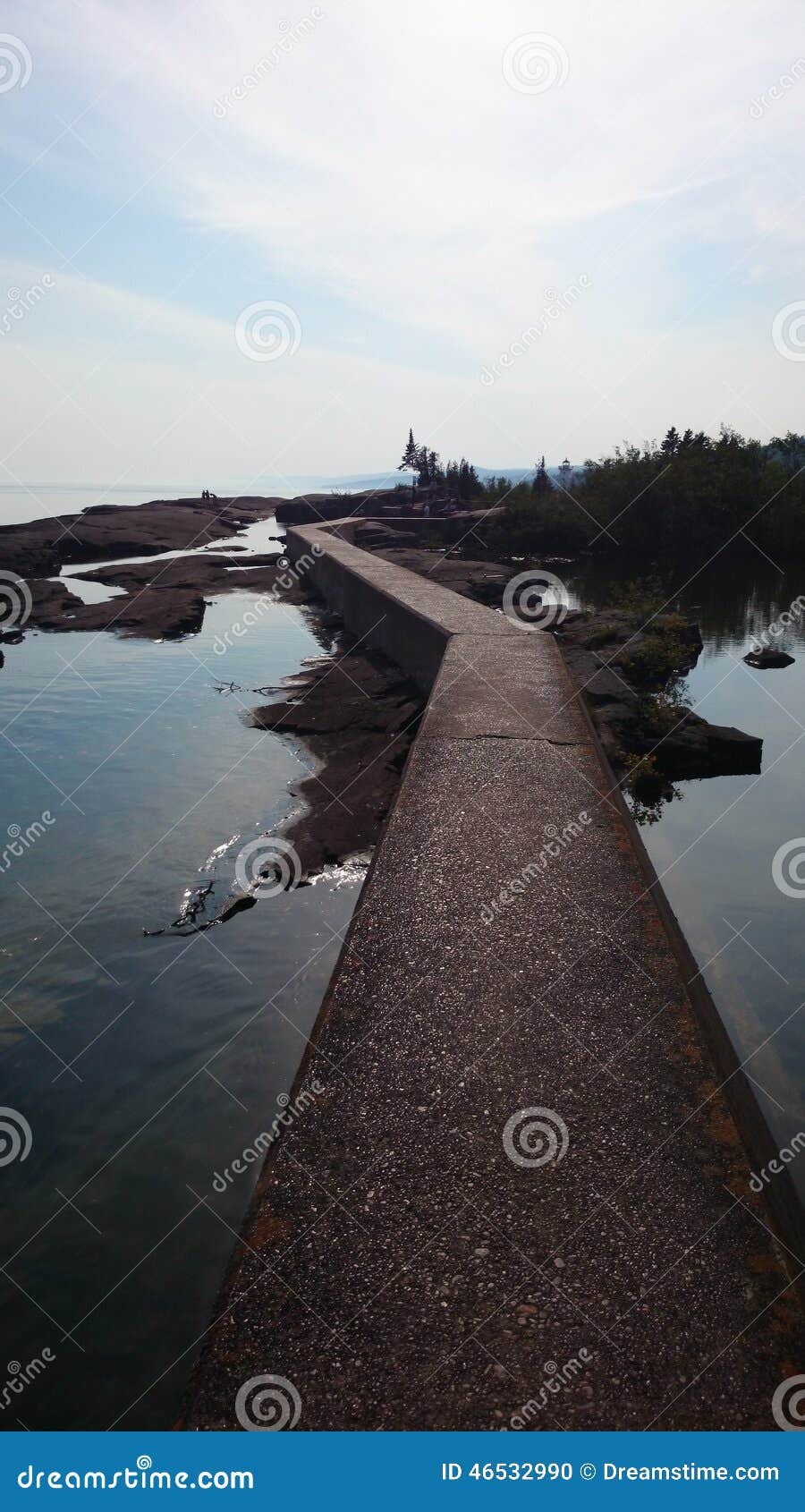 The walkway stock photo. Image of lighthouse, nature - 46532990