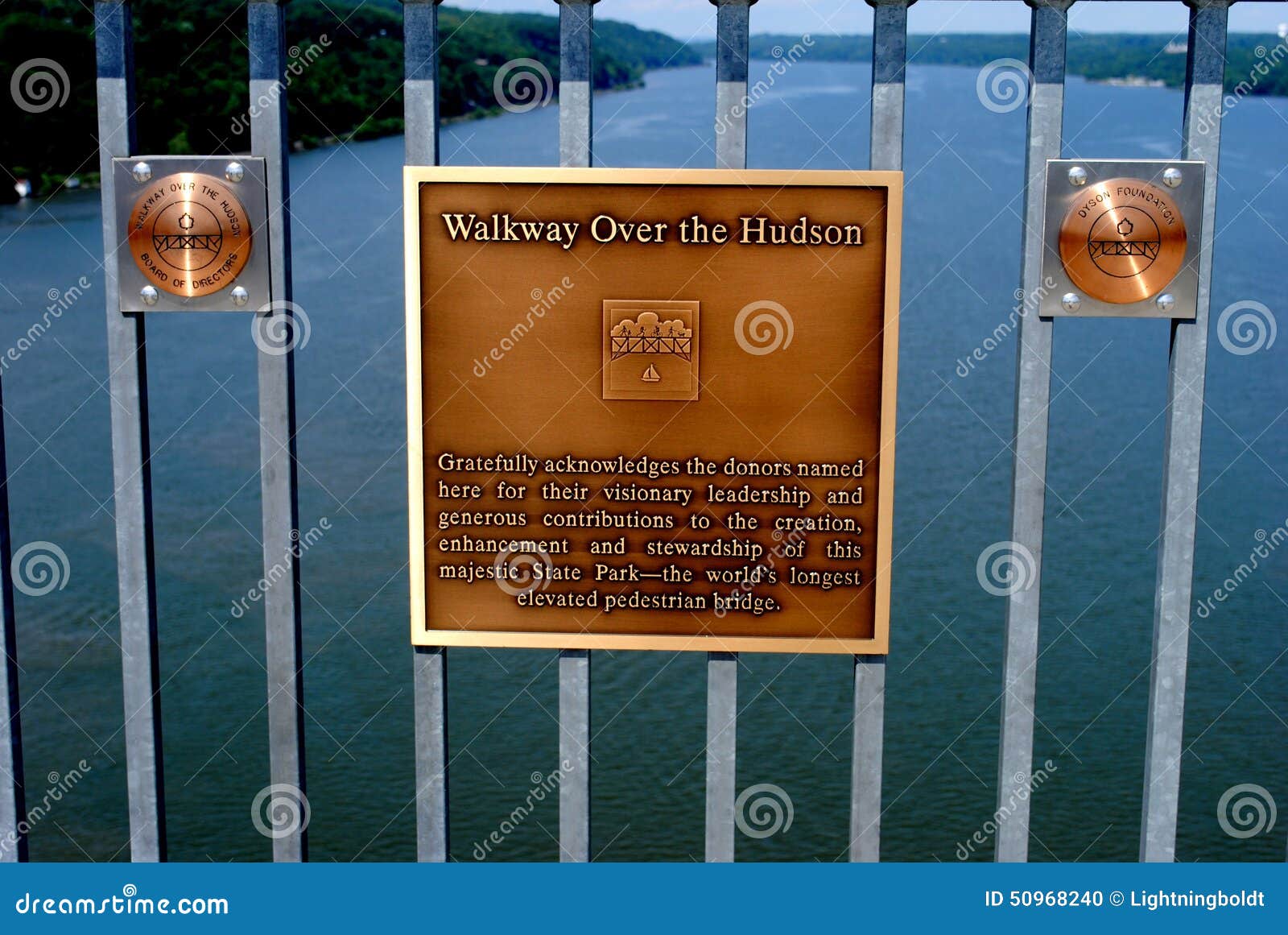 Walkway over the Hudson editorial image. Image of plaque - 50968240