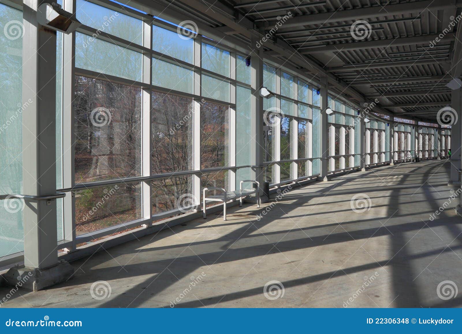 Pedestrian walkway stock photo. Image of entry, entrance - 22306348