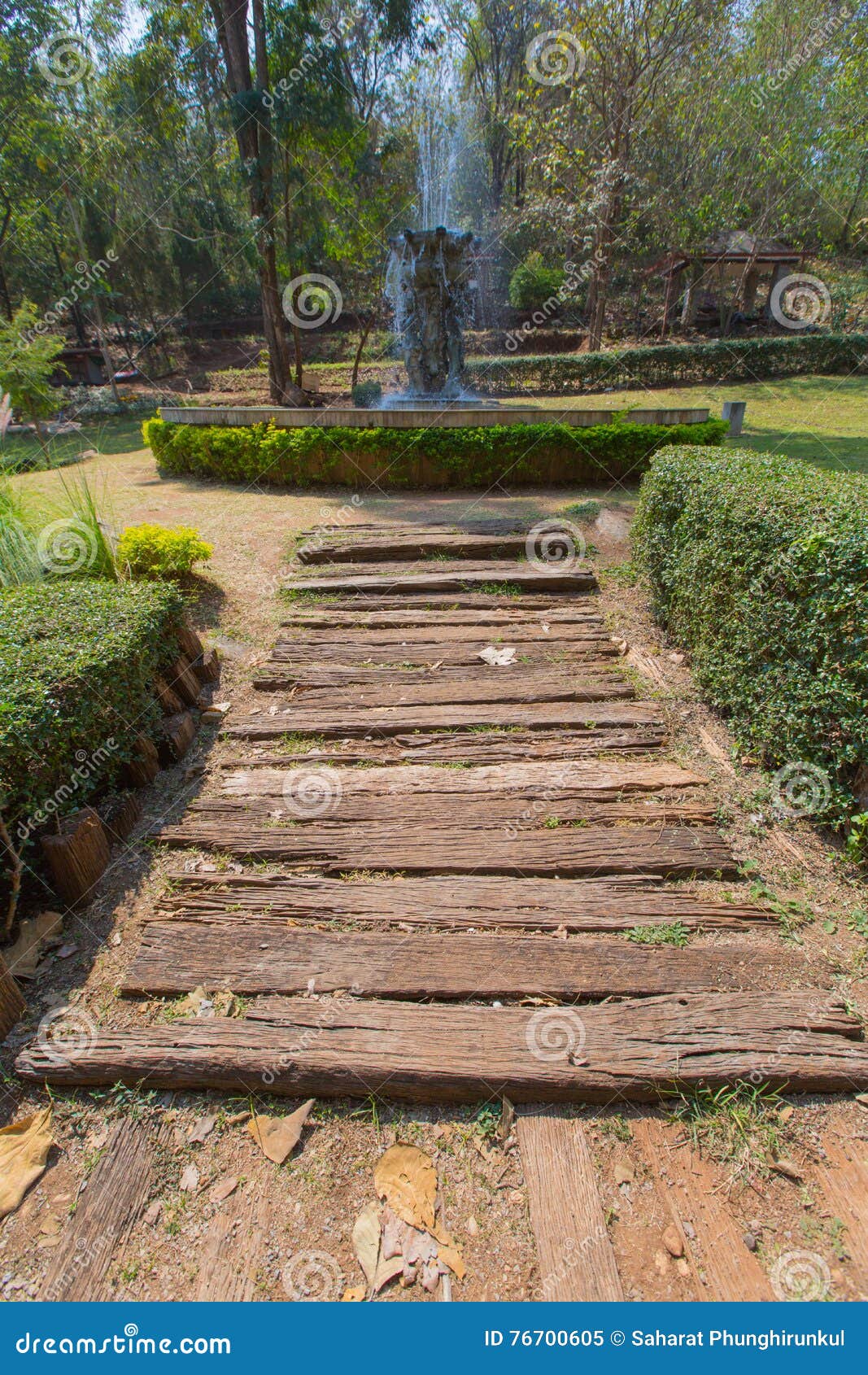 Walkway stock image. Image of footbridge, countryside - 76700605