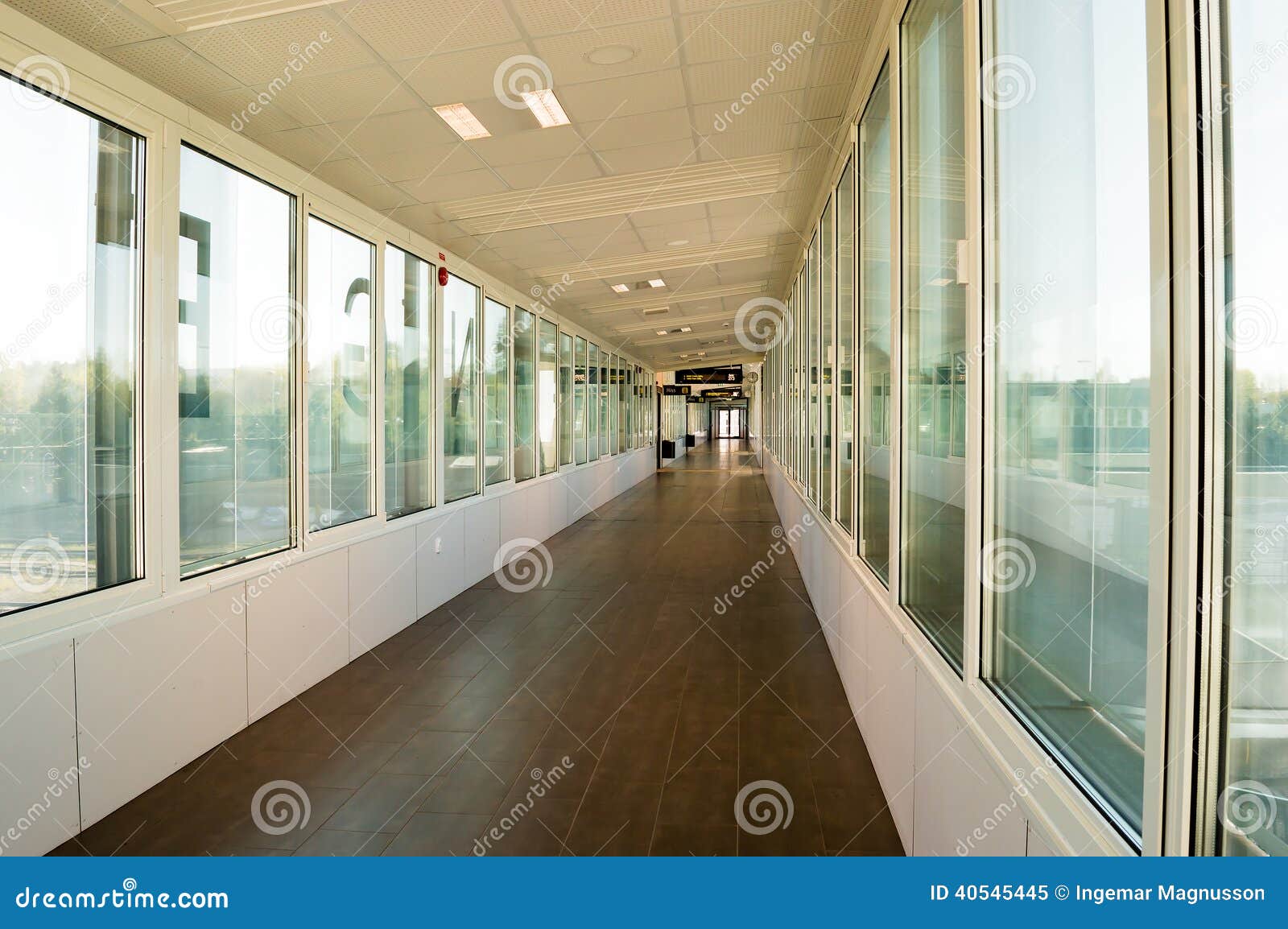 Walkway in trainstation stock image. Image of tunnel - 40545445