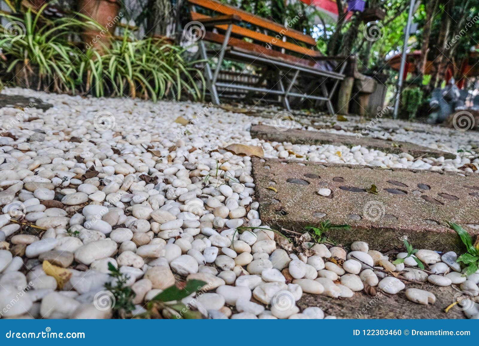 Walkway a white the stone stock photo. Image of home - 122303460