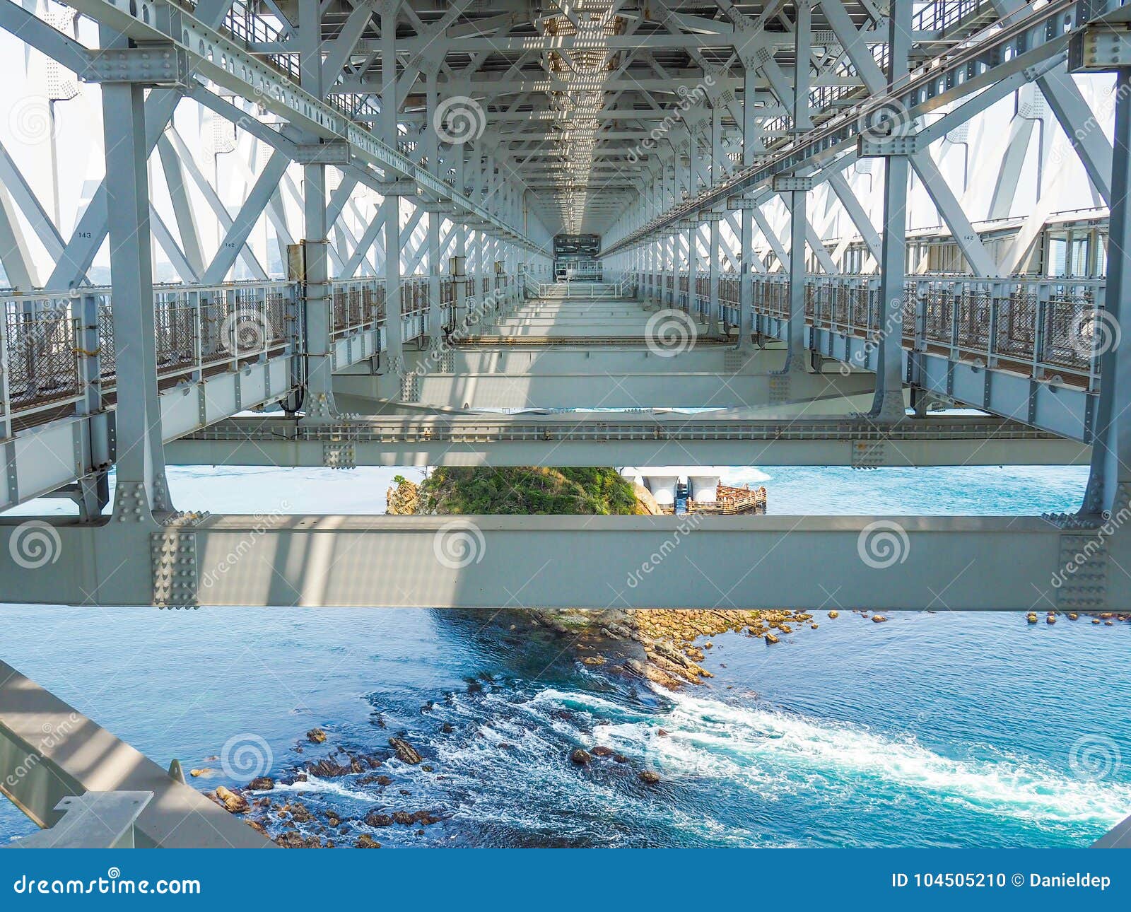 Underneath Naruto Bridge stock photo. Image of japan - 104505210