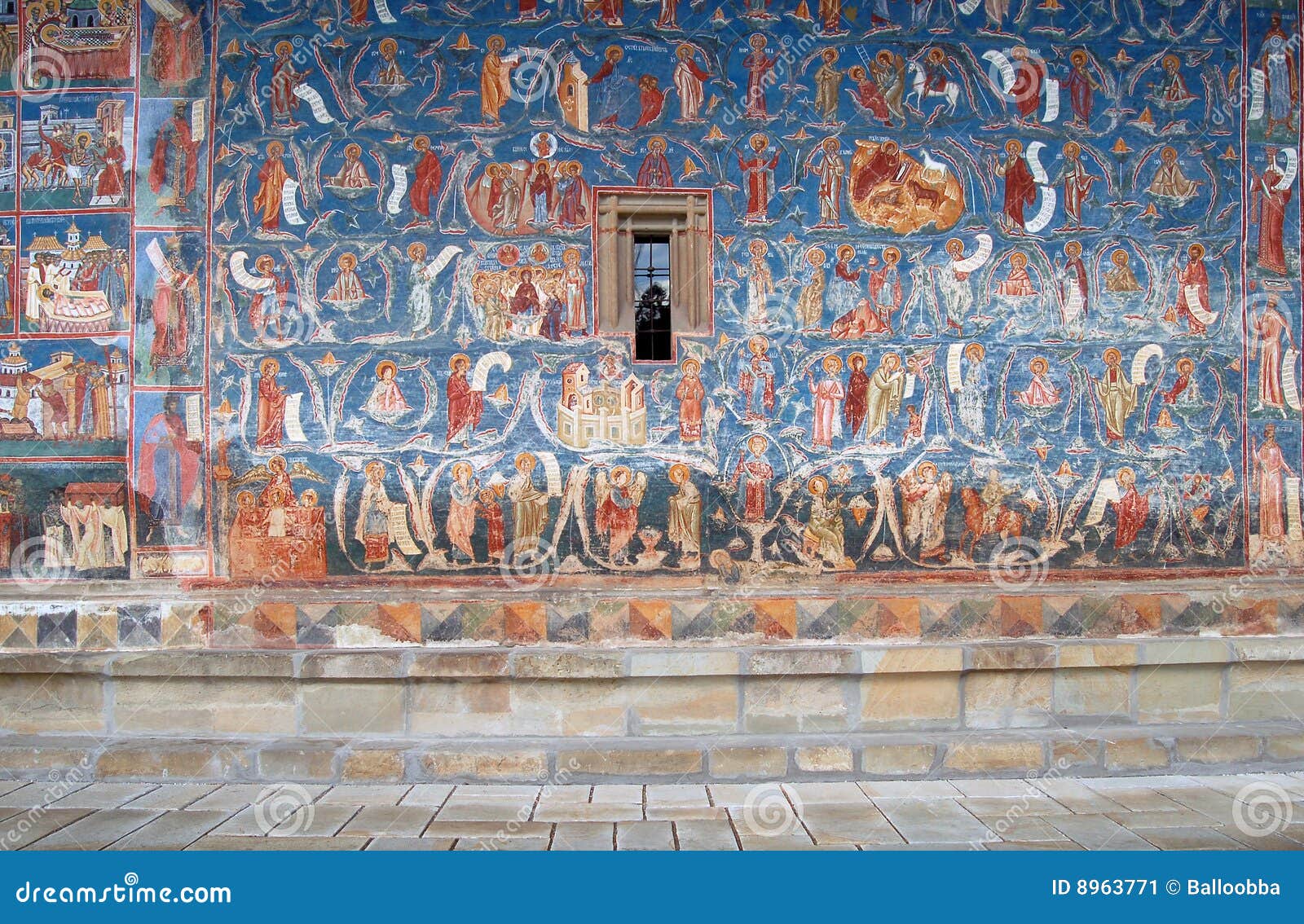 The wall stock image. Image of monastery, tour, temple - 8963771