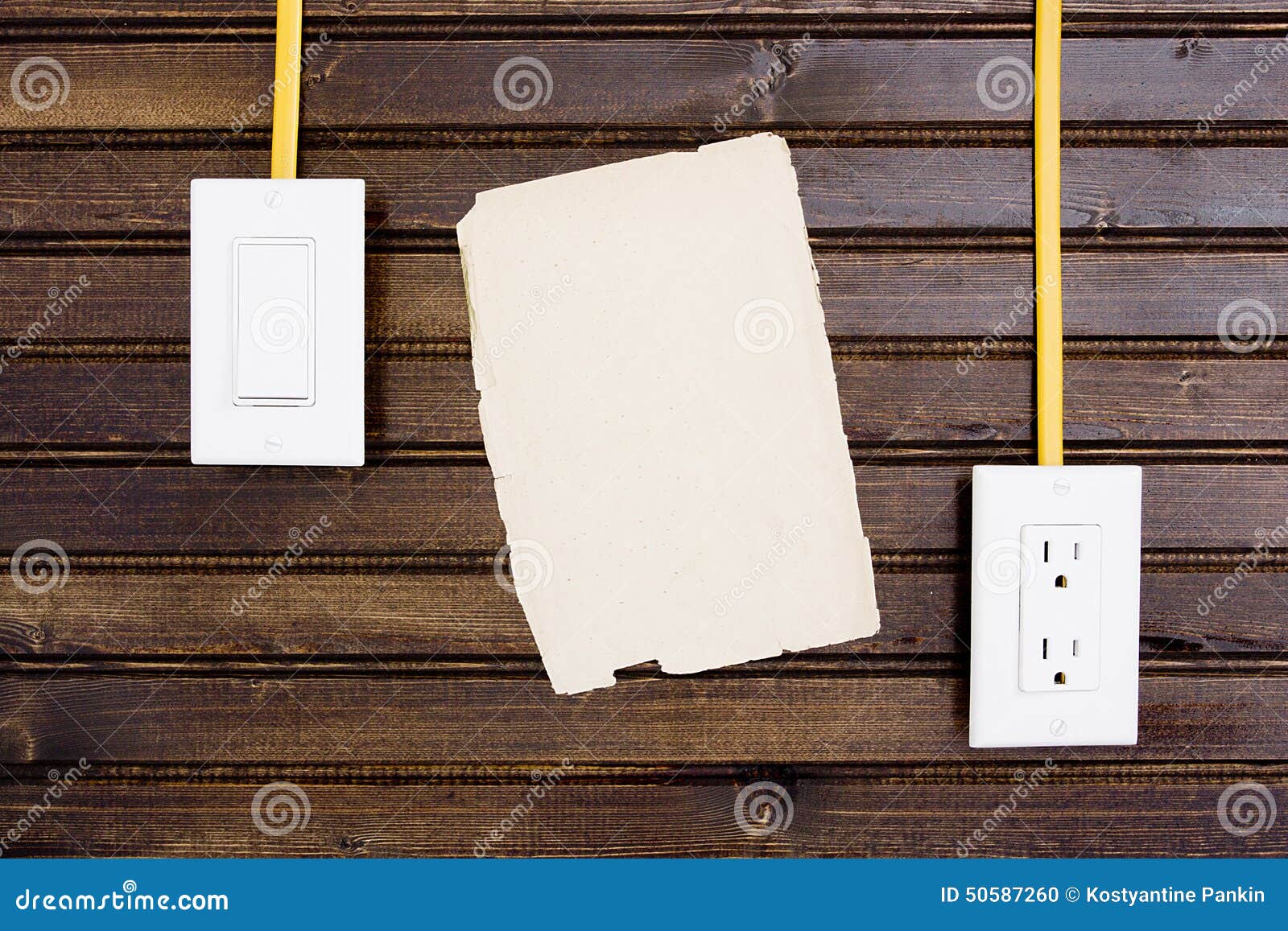 Wall with Adjustable Sockets Stock Photo - Image of home, construction ...