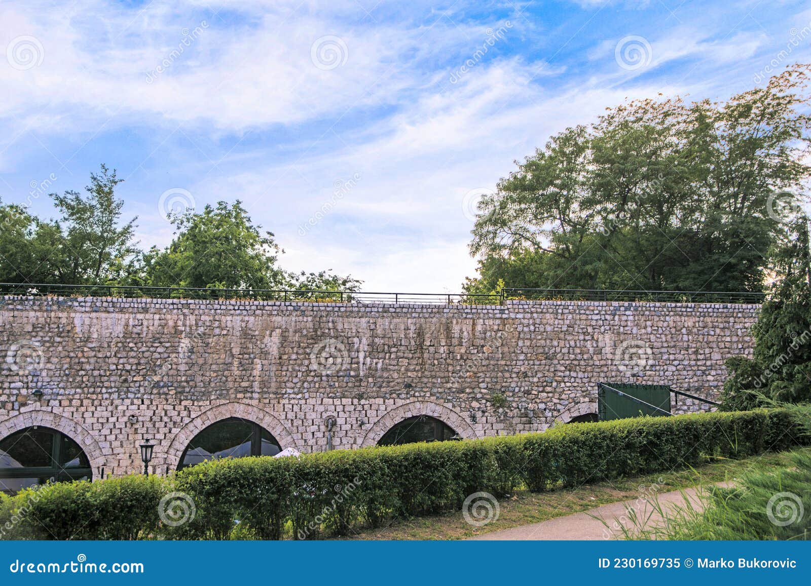 Wall of an Ancient Castle in Nis Stock Image - Image of brook, landmark ...