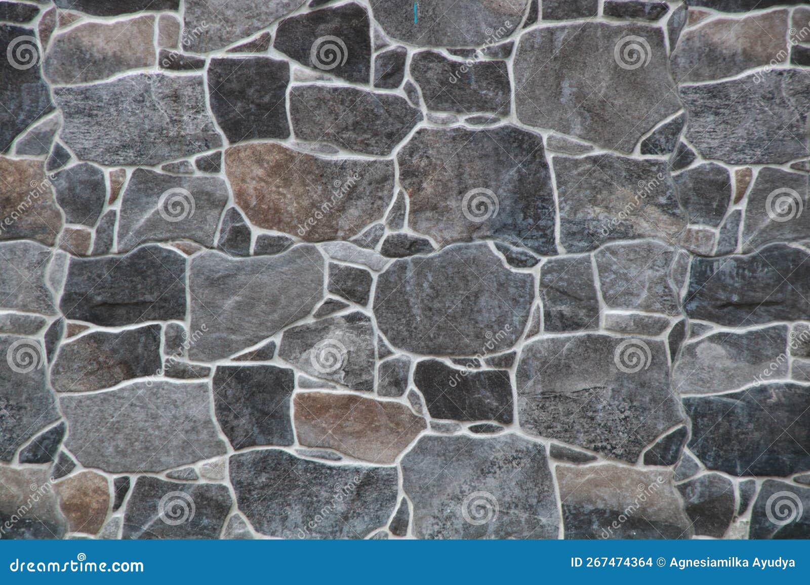 Wall from the Array of Natural Stones Stock Photo - Image of natural ...