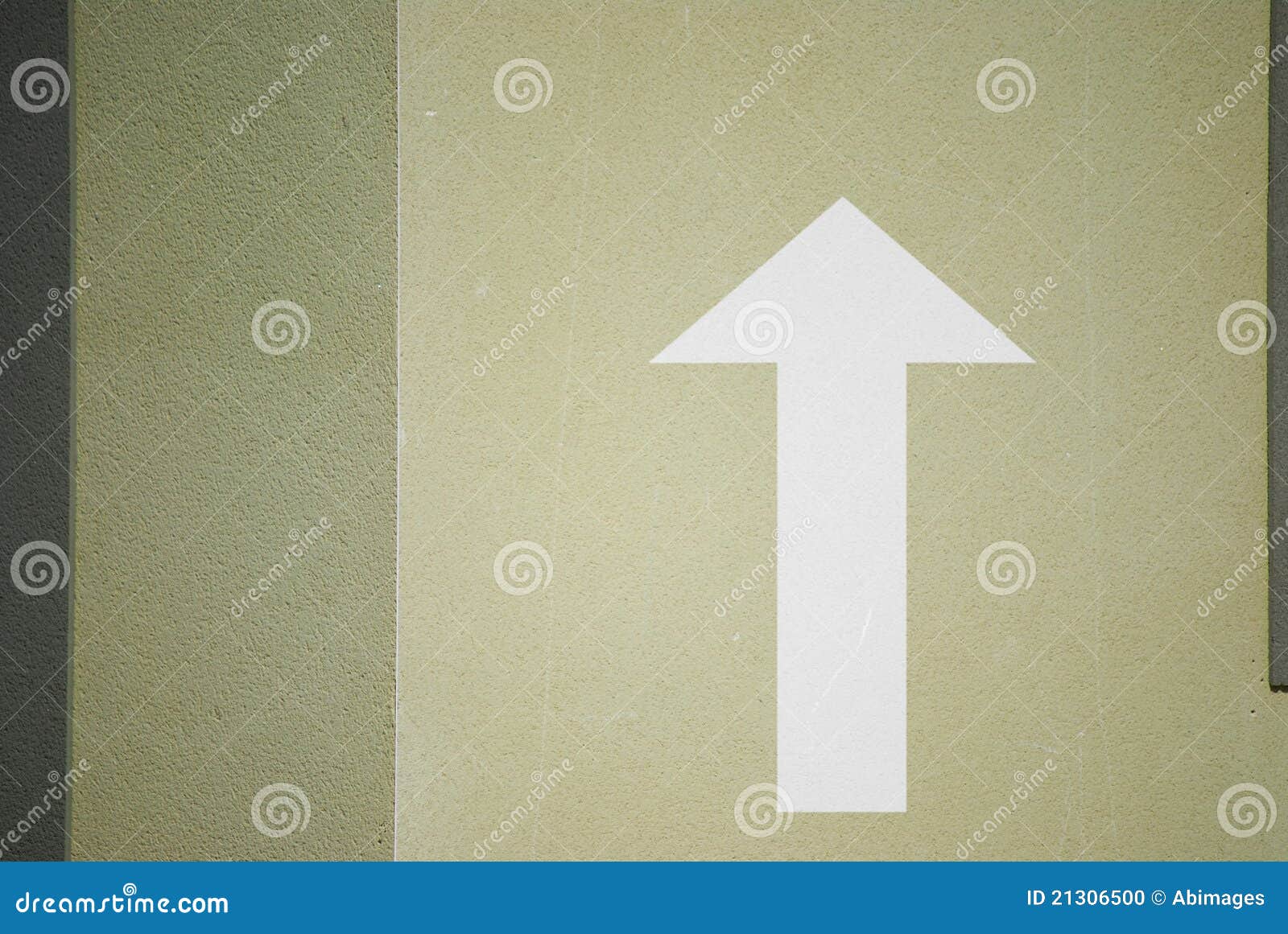 Wall with arrow stock photo. Image of symbol, concept - 21306500