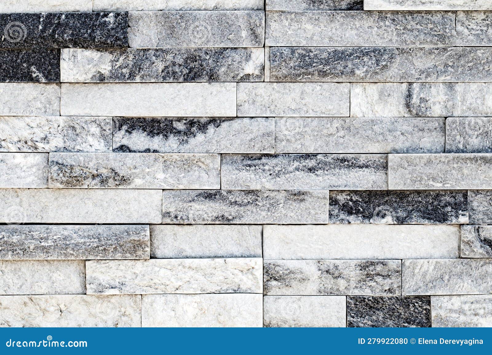 Wall, Background, Masonry of Marble Flat Slabs of Different Lengths ...