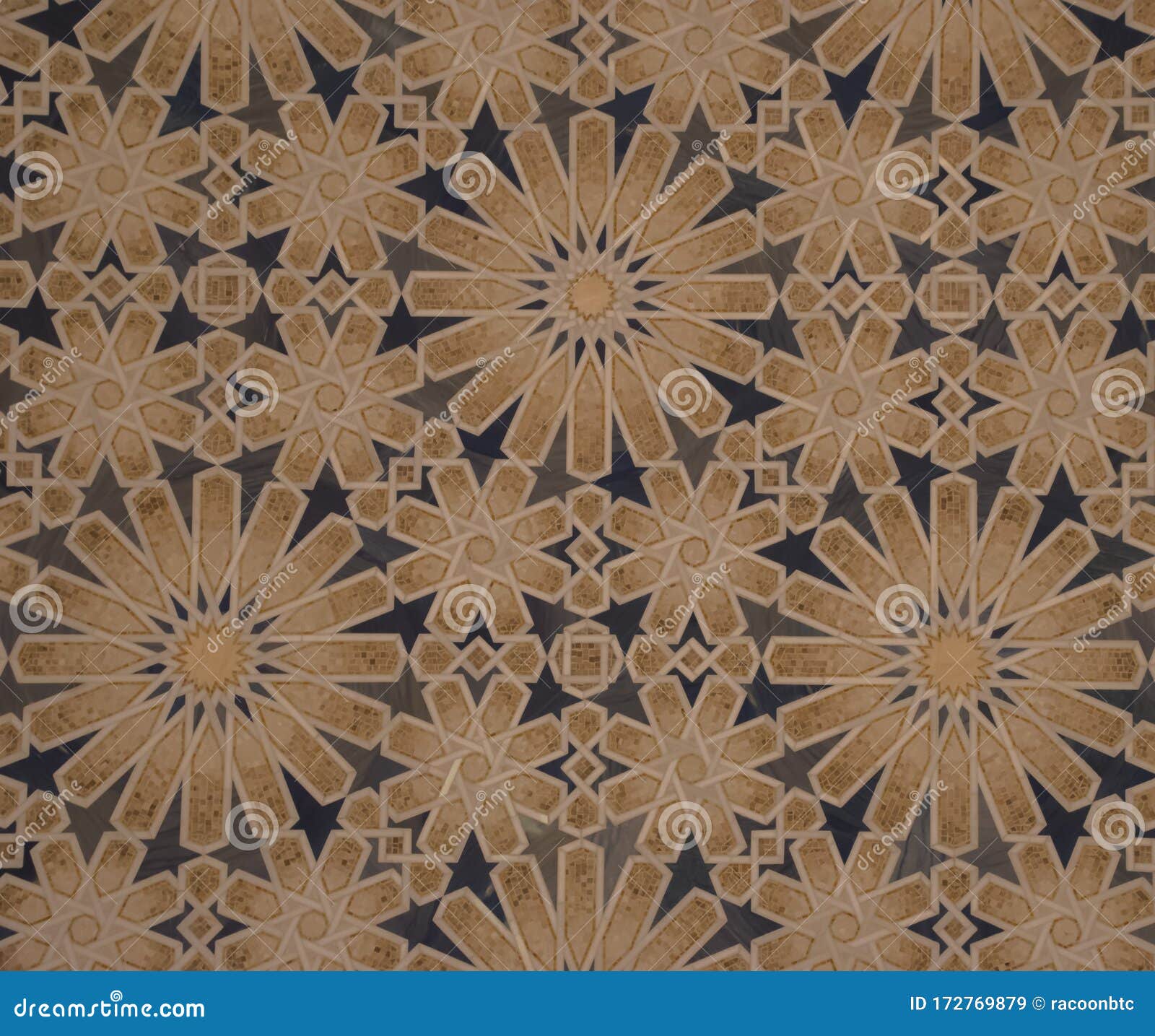 Wall Background Pattern in Arabic Style Stock Image - Image of ...