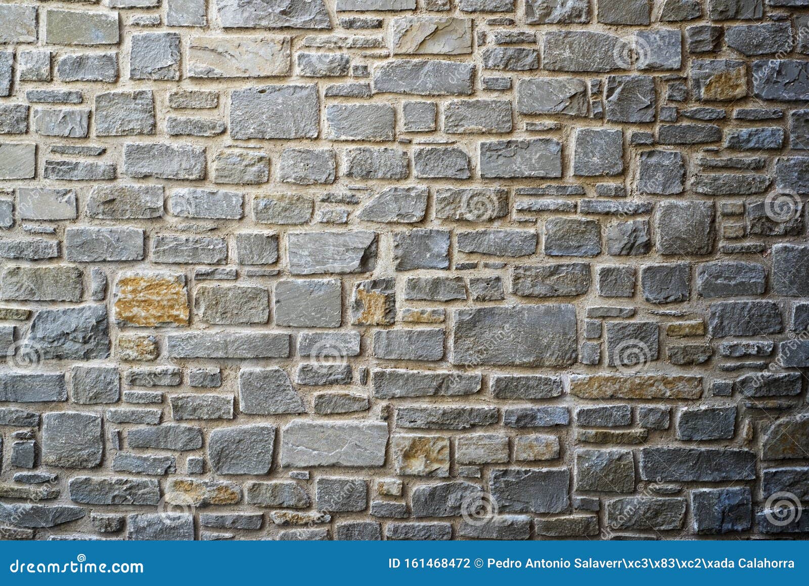 Stone wall view stock photo. Image of closeup, brick - 161468472