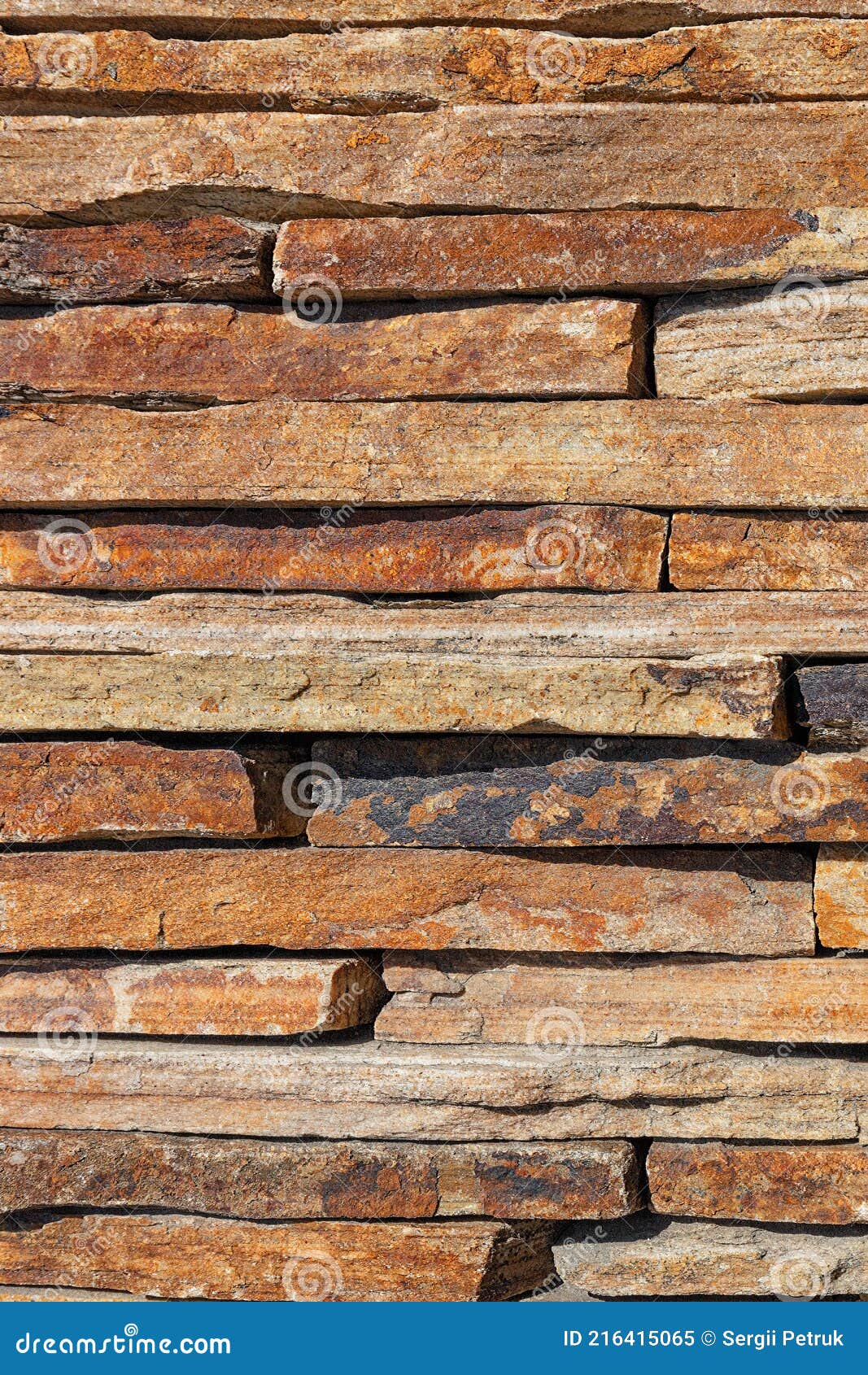 Slabs Of Old Sandstone In A Stack, Background And Texture, Close-up ...