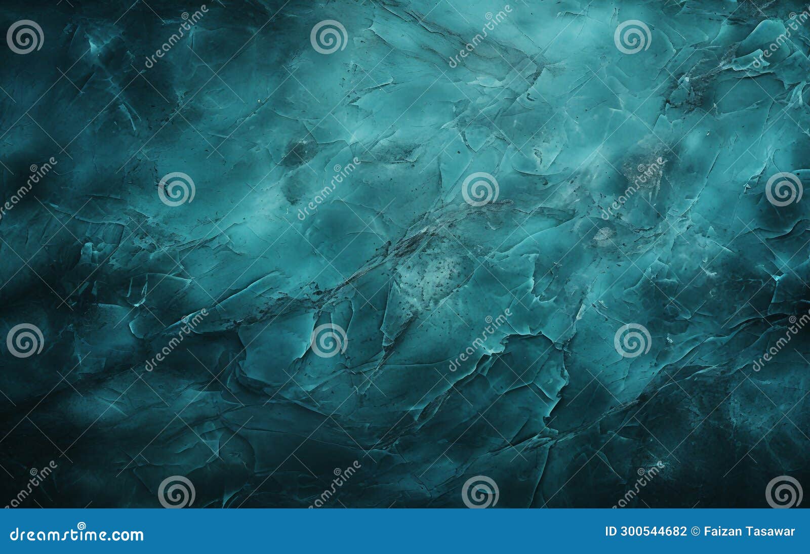 Wall Background Turquoise Dark Texture -Generative Ai Stock ...