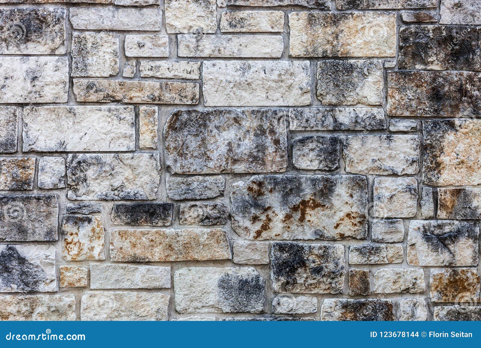 Wall Background with Various Sized Stone Slabs Stock Photo - Image of ...