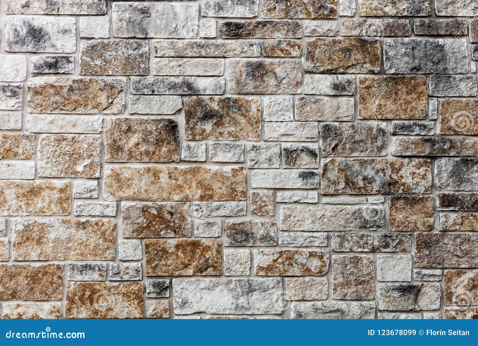 Wall Background with Various Sized Stone Slabs Stock Image - Image of ...