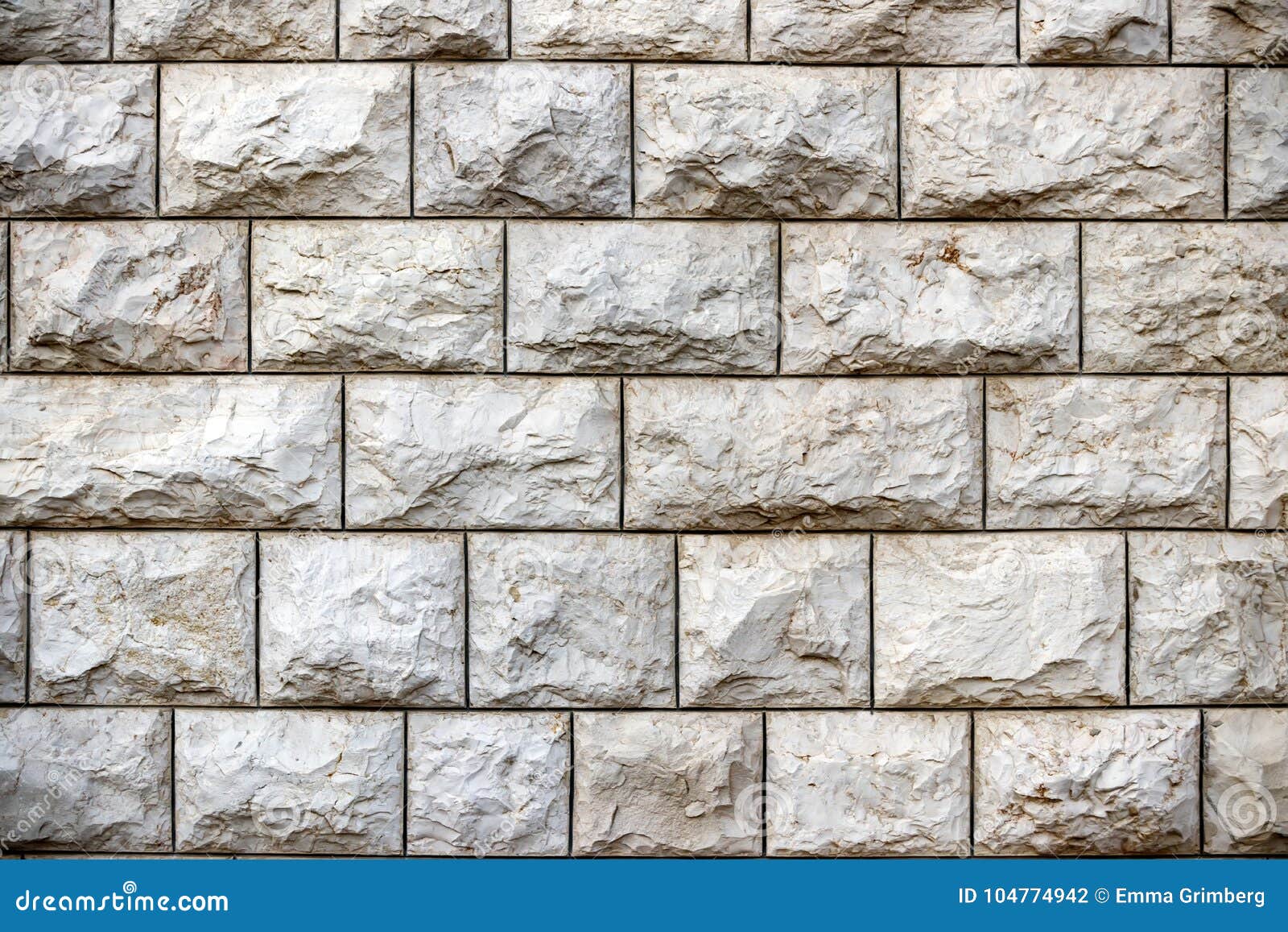 Wall from Big Blocks of Jerusalem Stone, Texture Stock Photo - Image of ...