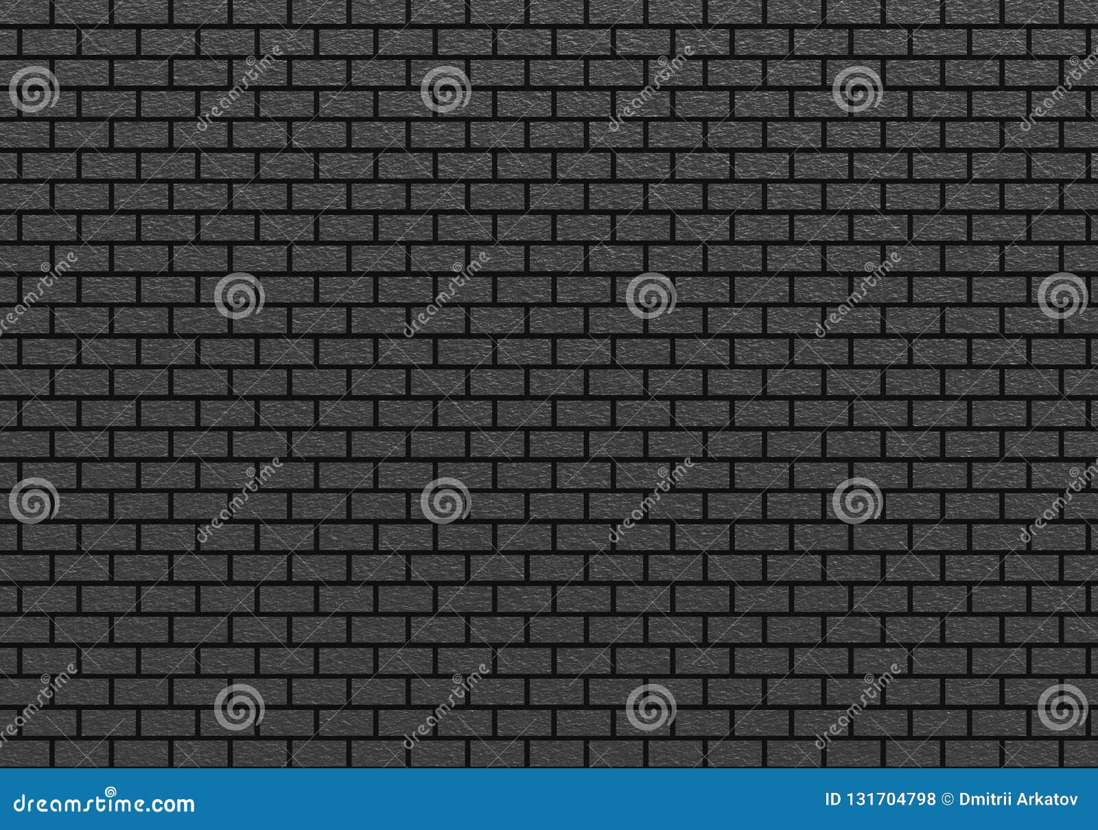 Wall Black Brick. Modern Interior Design. 3d Render Stock Photo - Image ...