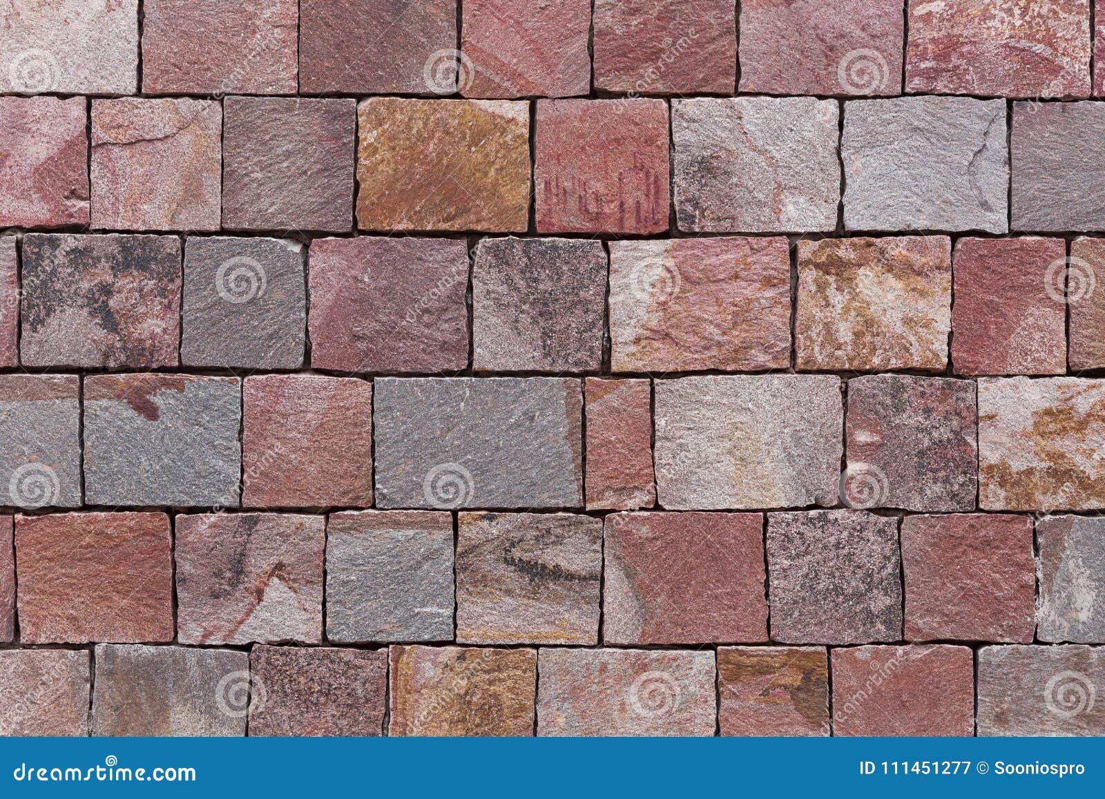 Wall of Blocks of Various Colors Stock Image - Image of bricks, rough ...