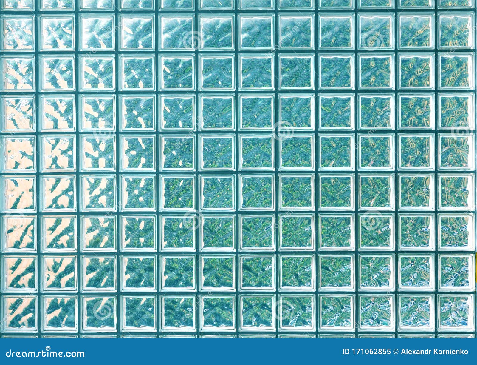 Wall of blue glass blocks stock image. Image of bathroom - 171062855