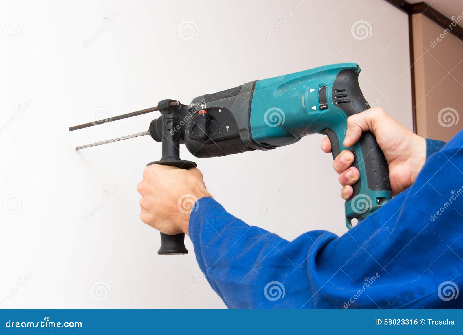 Wall Boring Perforator Process Stock Photos - Free & Royalty-Free Stock ...