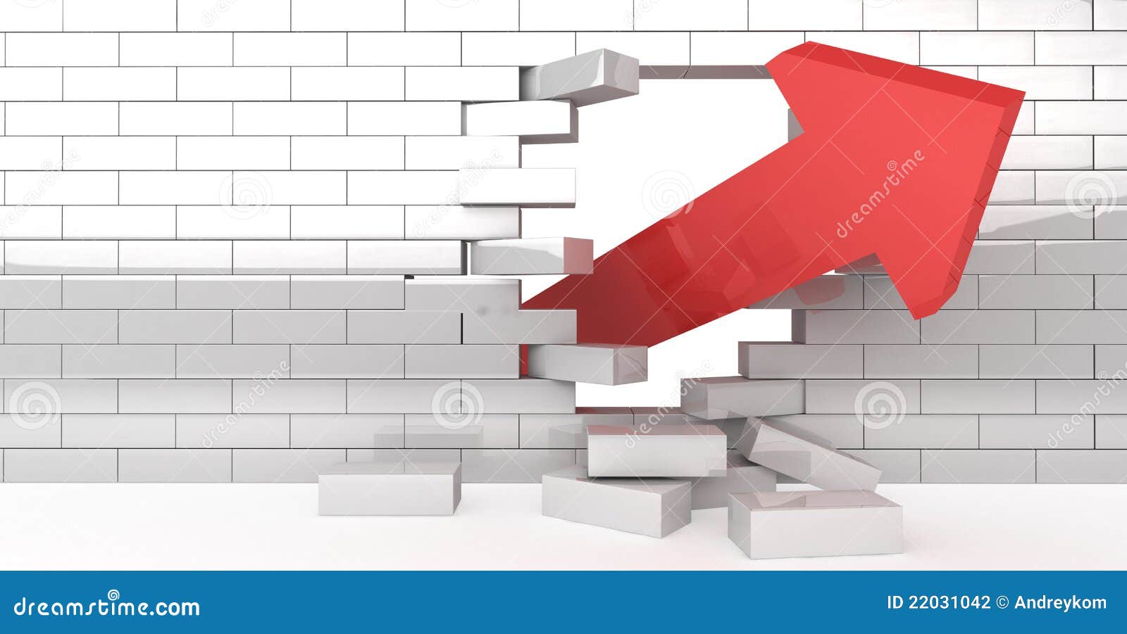 Wall break stock illustration. Illustration of ascending - 22031042
