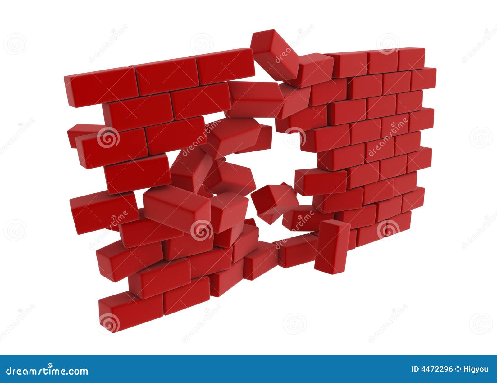 Split Block Wall Break Stock Illustrations – 42 Split Block Wall Break ...