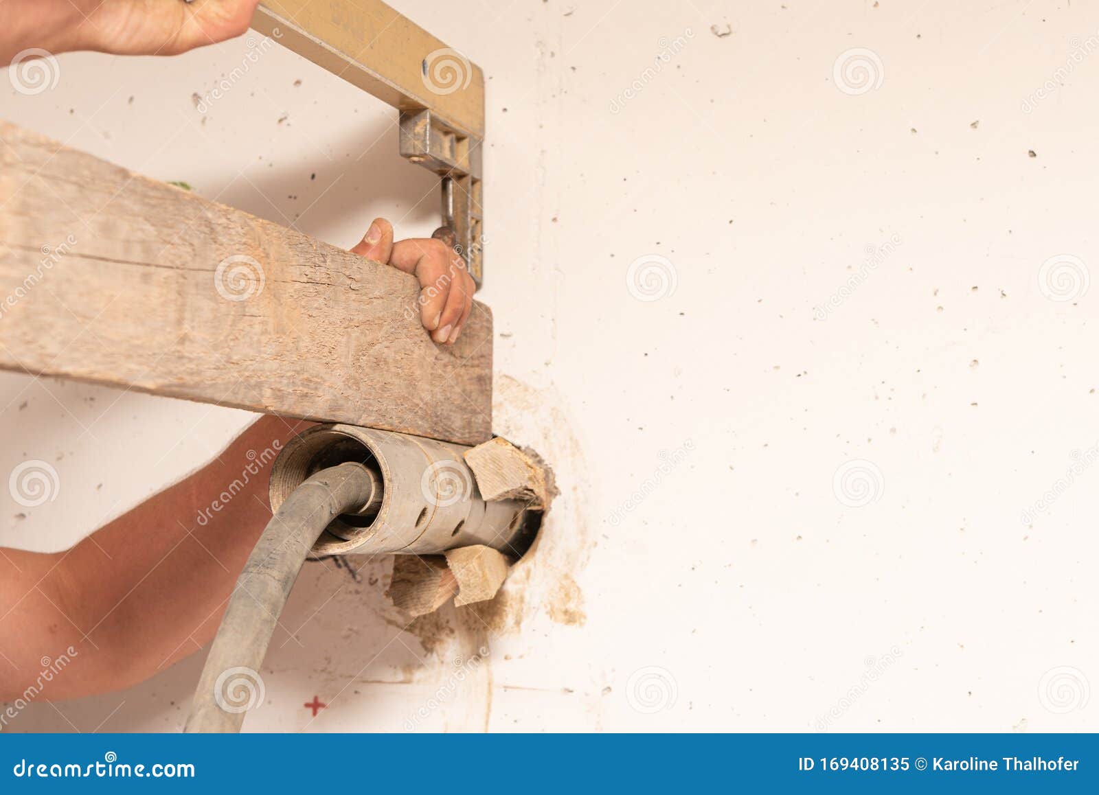 Wall Breakthrough through a Core Drilling by Professionals with the Aid ...