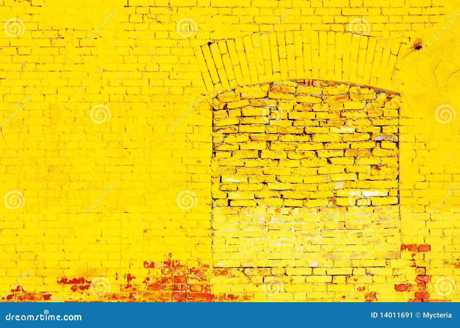 Wall of brick stock image. Image of cross, yellow, obscure - 14011691