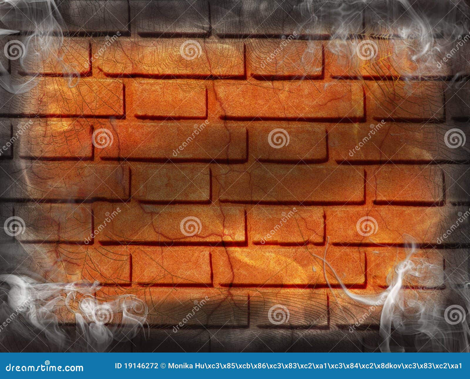 Wall brick Dark smoke stock photo. Image of black, grunge - 19146272