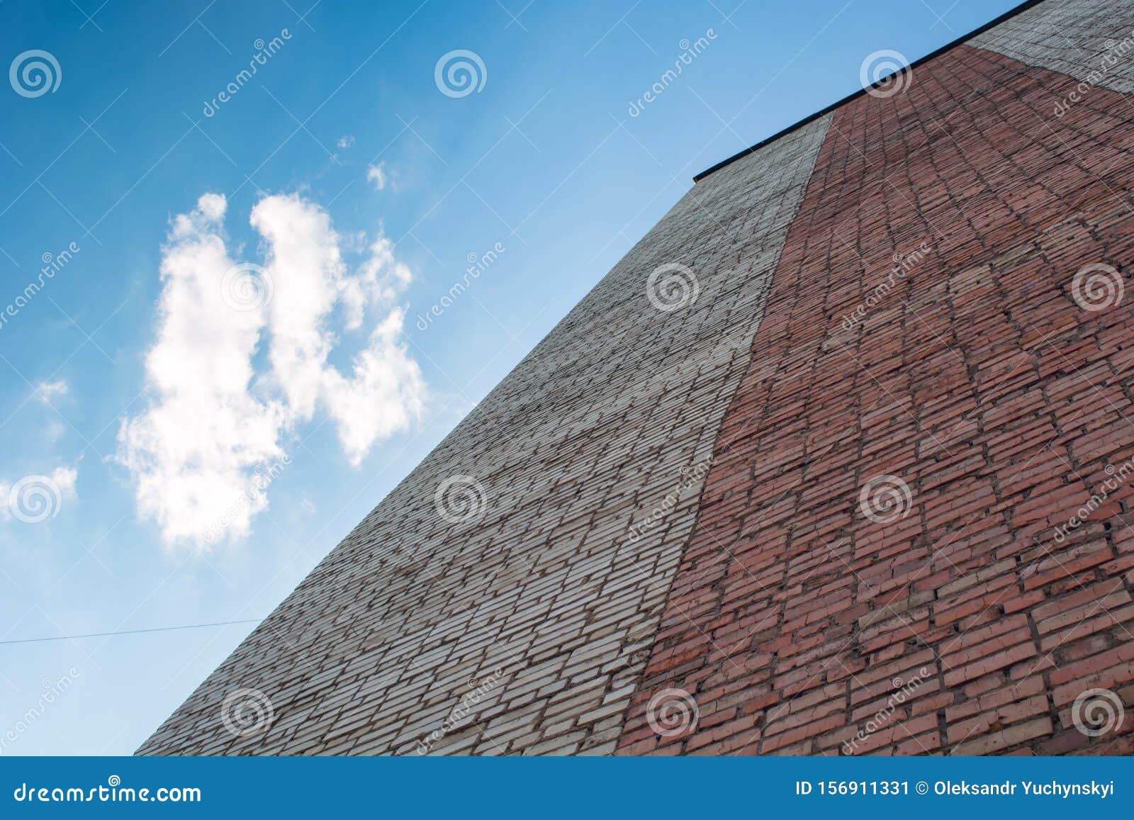 Brick High-rise Apartment Building Exterior With Loggias Royalty-Free ...