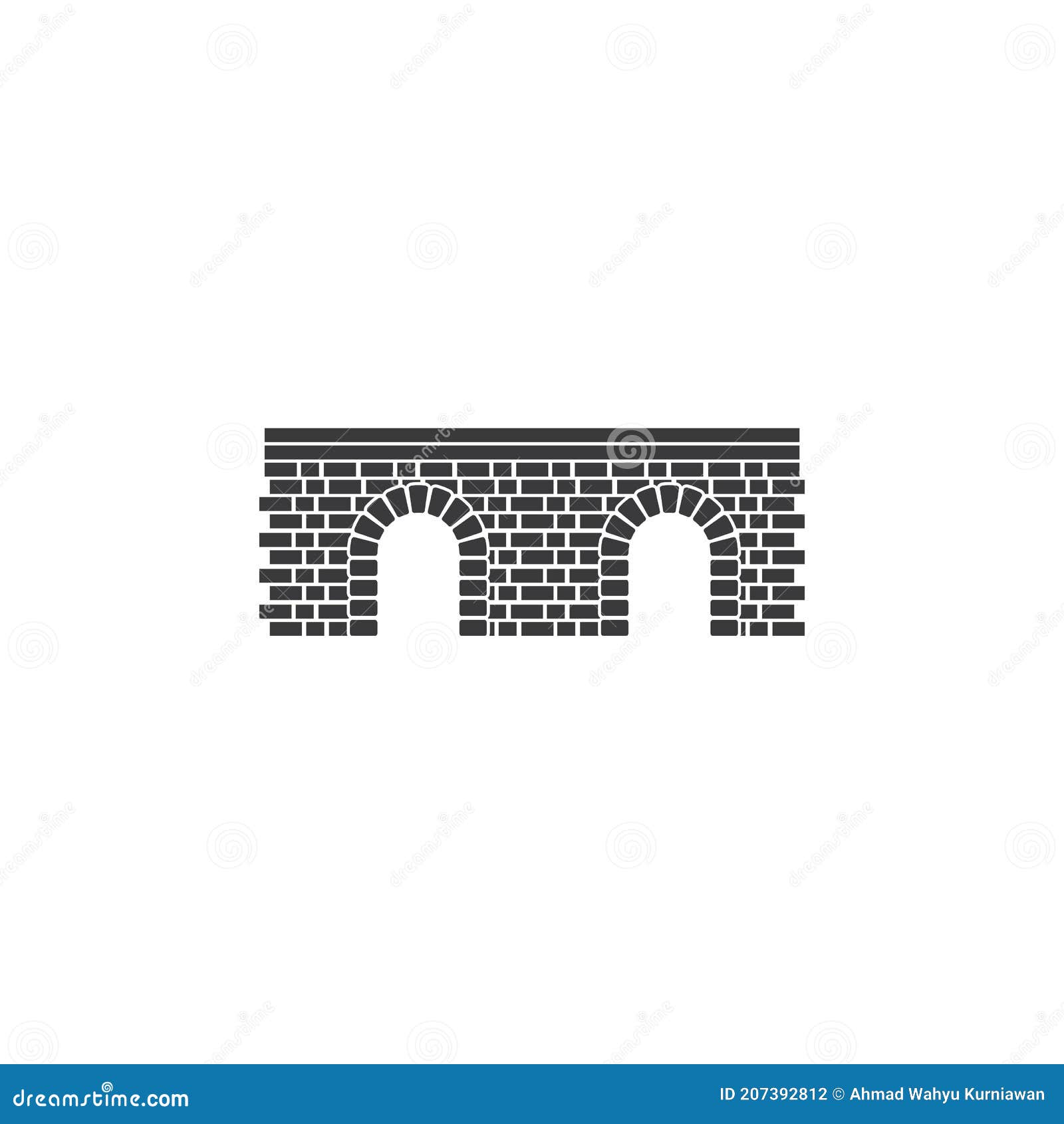 Wall bridge stock vector. Illustration of estate, transportation ...