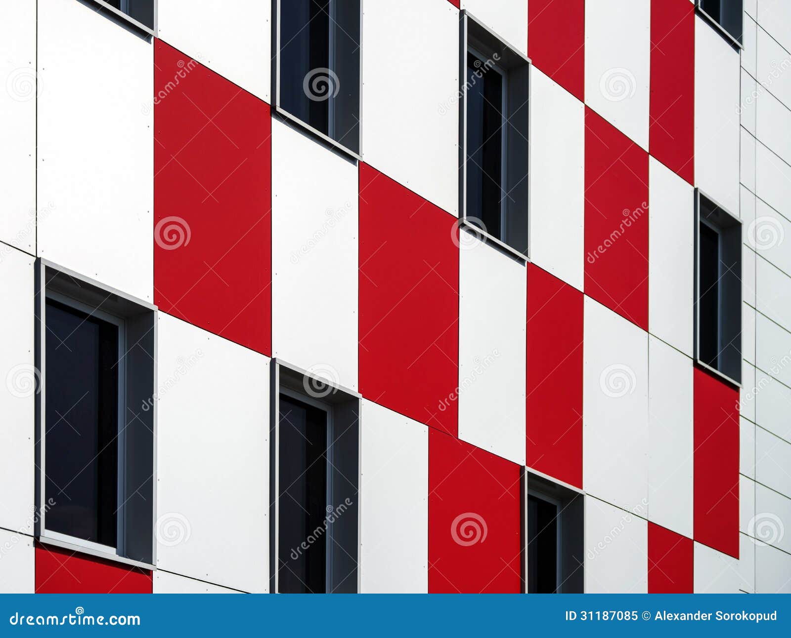 Wall of Building with Pattern Stock Image - Image of office, buildings ...
