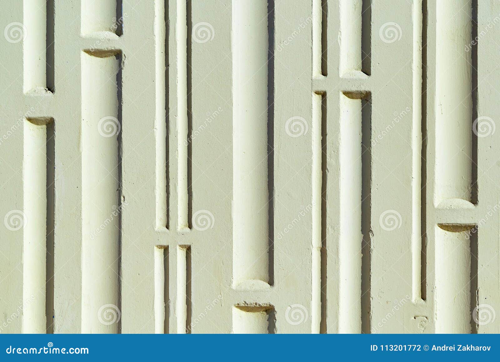 Wall of the Building with a Relief Surface. Stock Photo - Image of ...
