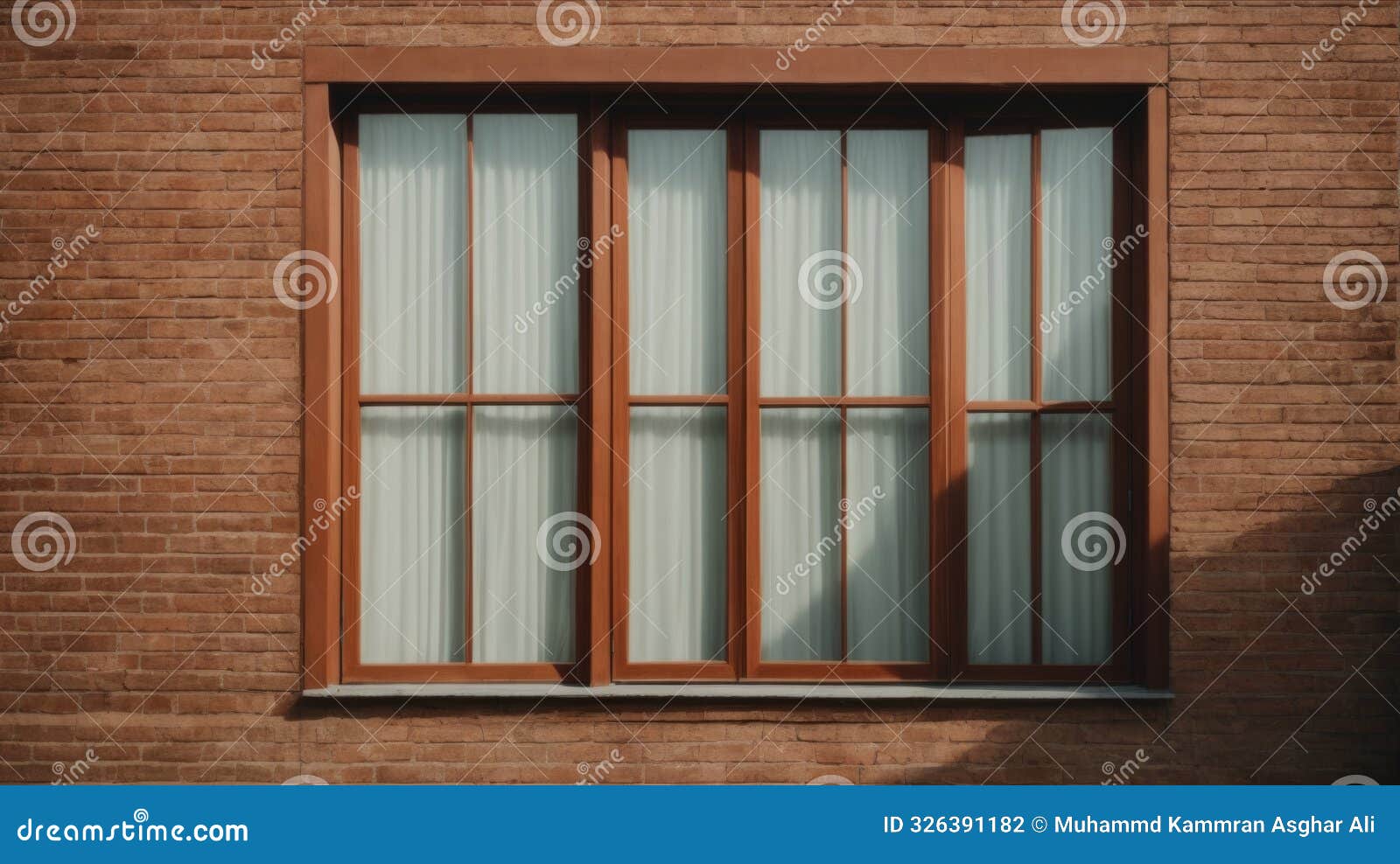 Wall Building Windows Seamless Outdoor Texture Background. Stock ...