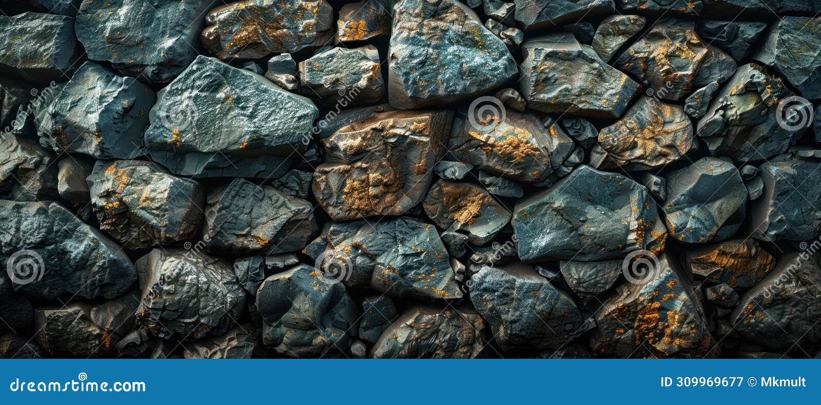 Rusty Rock Wall Standing Tall Stock Image - Image of uneven, colors ...