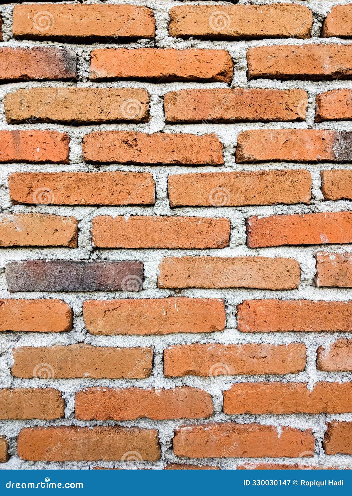 A Wall Built Using Stacked Bricks Stock Image - Image of bricks ...