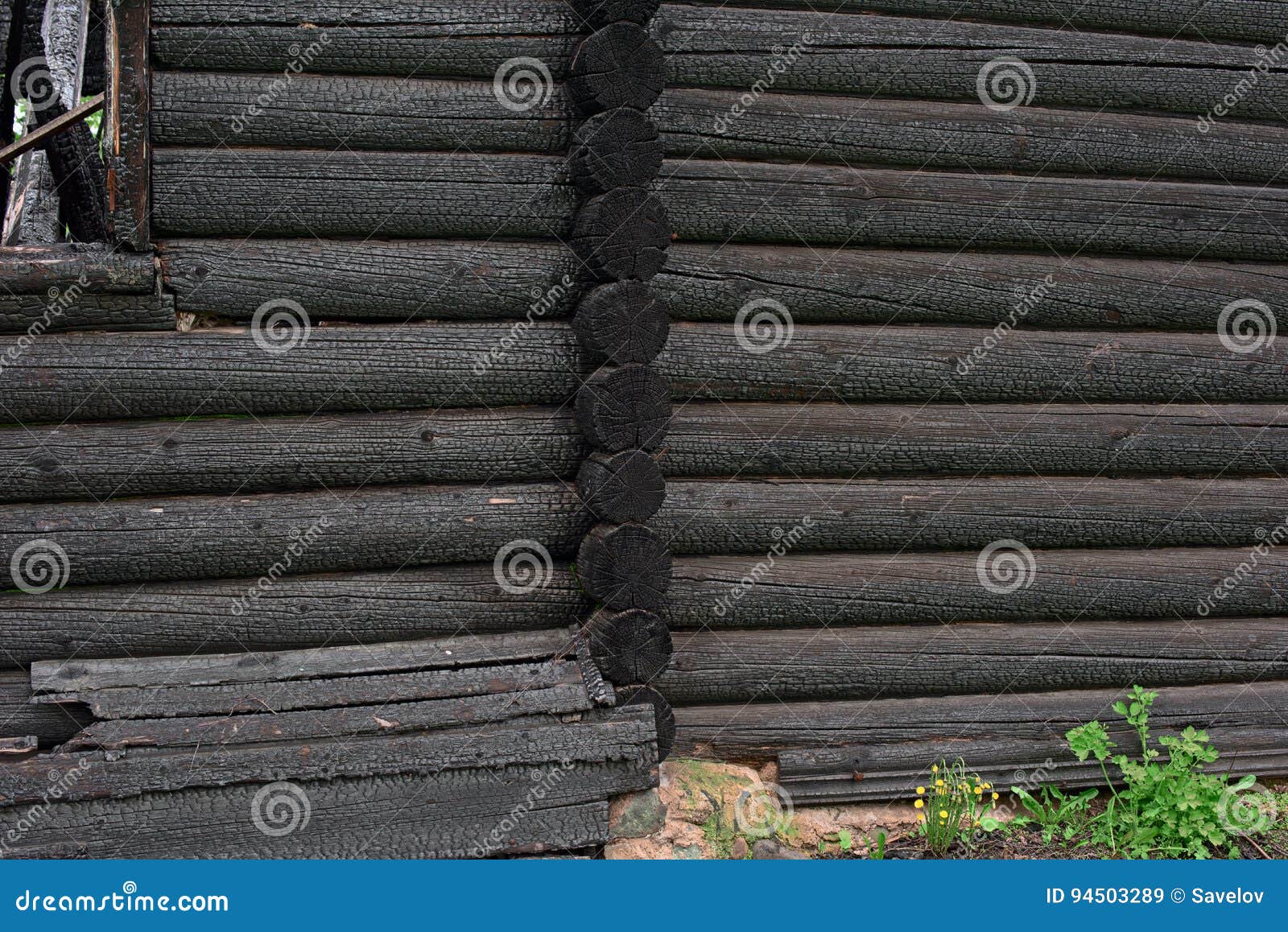 Wall of burned house stock image. Image of destruction - 94503289