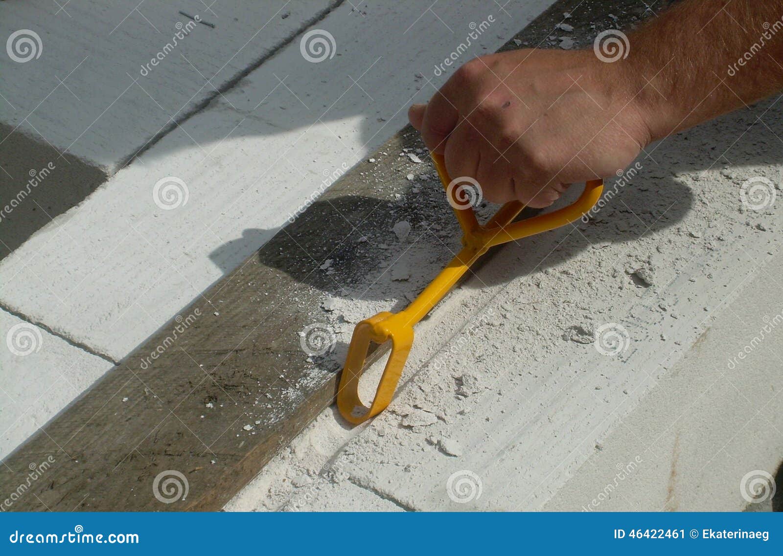 Wall chaser stock image. Image of reinforcement, laying - 46422461
