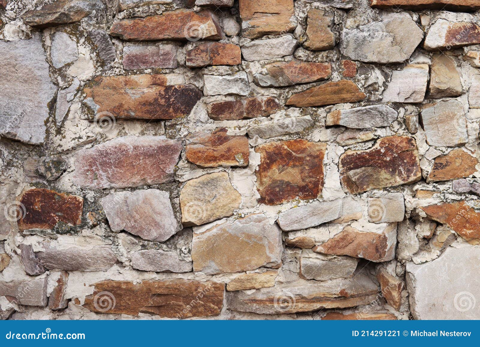 Wall from a Chipped Stone, Background, Texture Stock Image - Image of ...