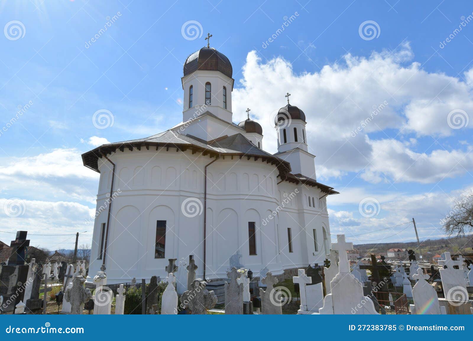 The Wall Church of Novaci Saint John the Baptist Editorial Image ...