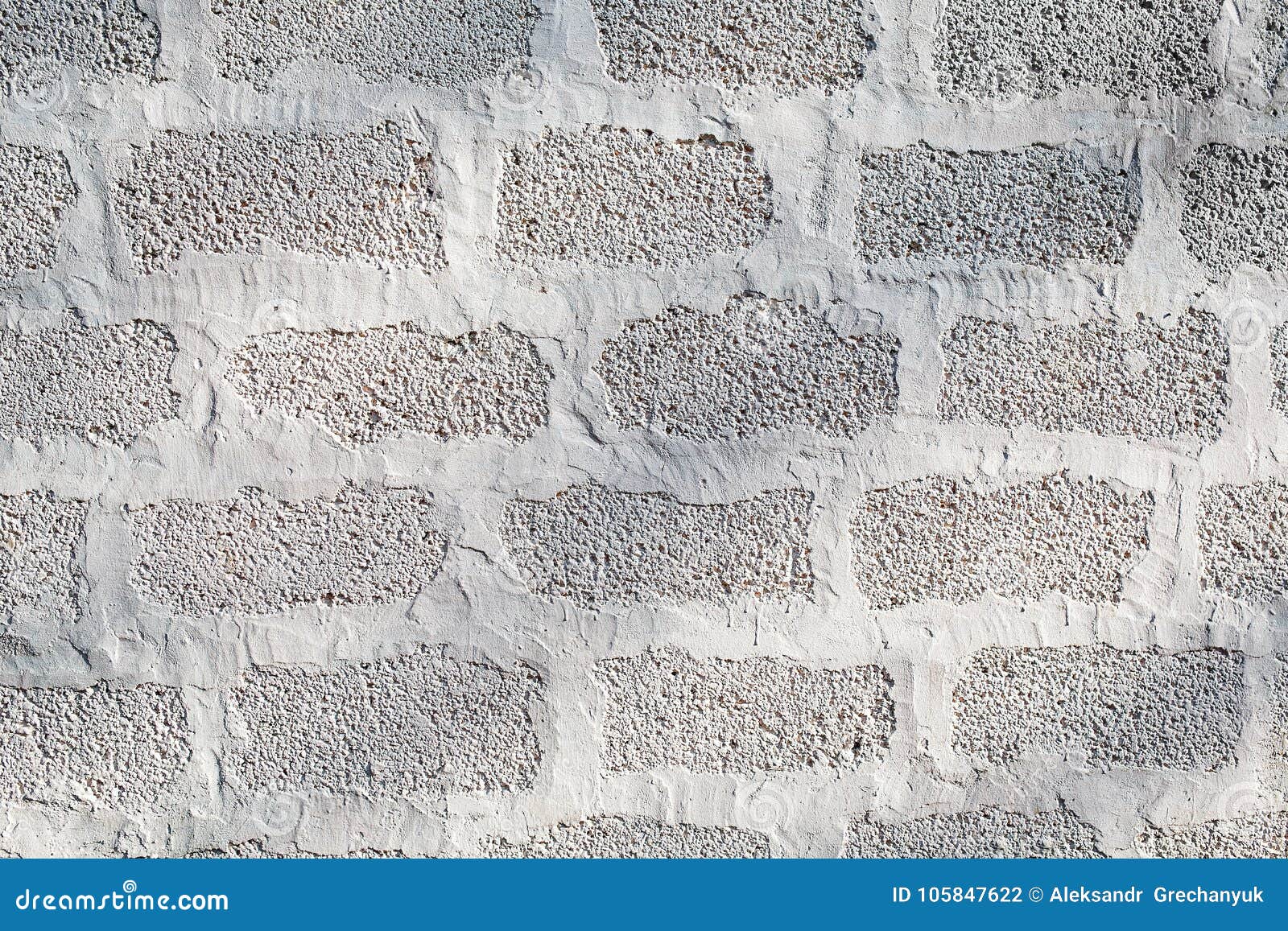 The Wall of Cinder Blocks is Painted White. Background Texture Stock ...