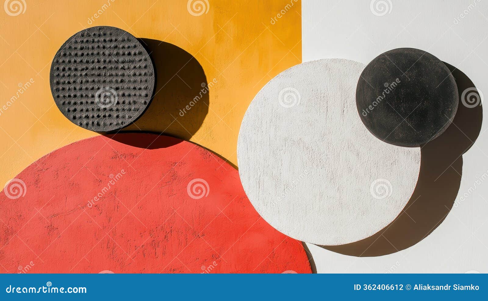 A Wall with a Circular Object on it Stock Illustration - Illustration ...