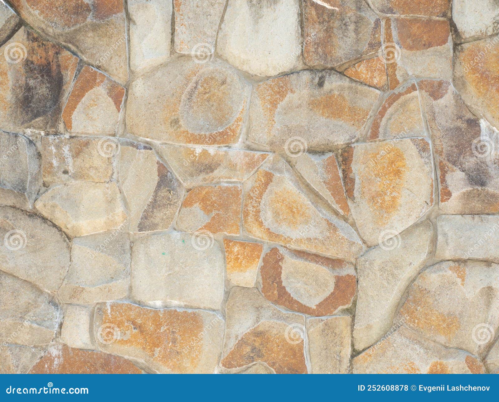 Textured Sandstone Masonry Wall. Wall Cladding with Coarse Decorative ...