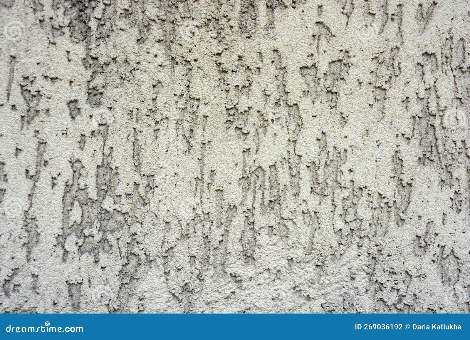 Wall Cladding Made With Brown Textured And Structural Plaster In The ...