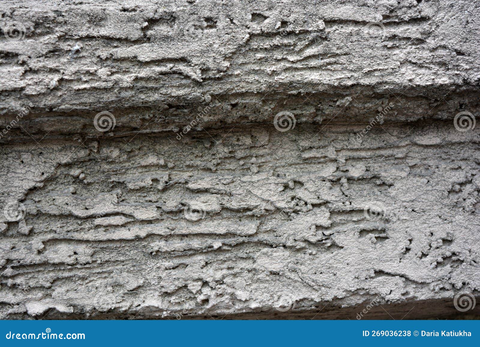 Wall Cladding Made with Brown Textured and Structural Plaster in the ...
