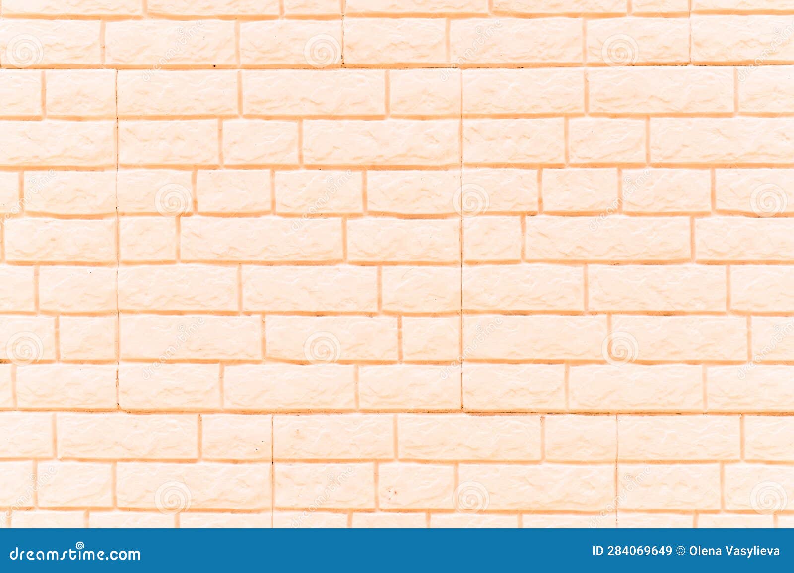 Wall Cladding Yellow Panels with Brick Texture. Stock Image - Image of ...