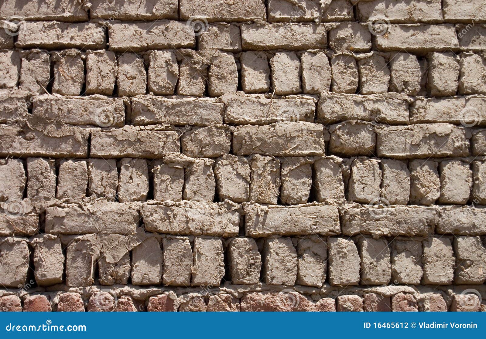 Wall from Clay Bricks As a Background Stock Photo - Image of architect ...
