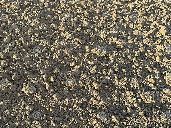 Wall of Clay Structure, Soil Background Made Form Mud. Selective Focus ...